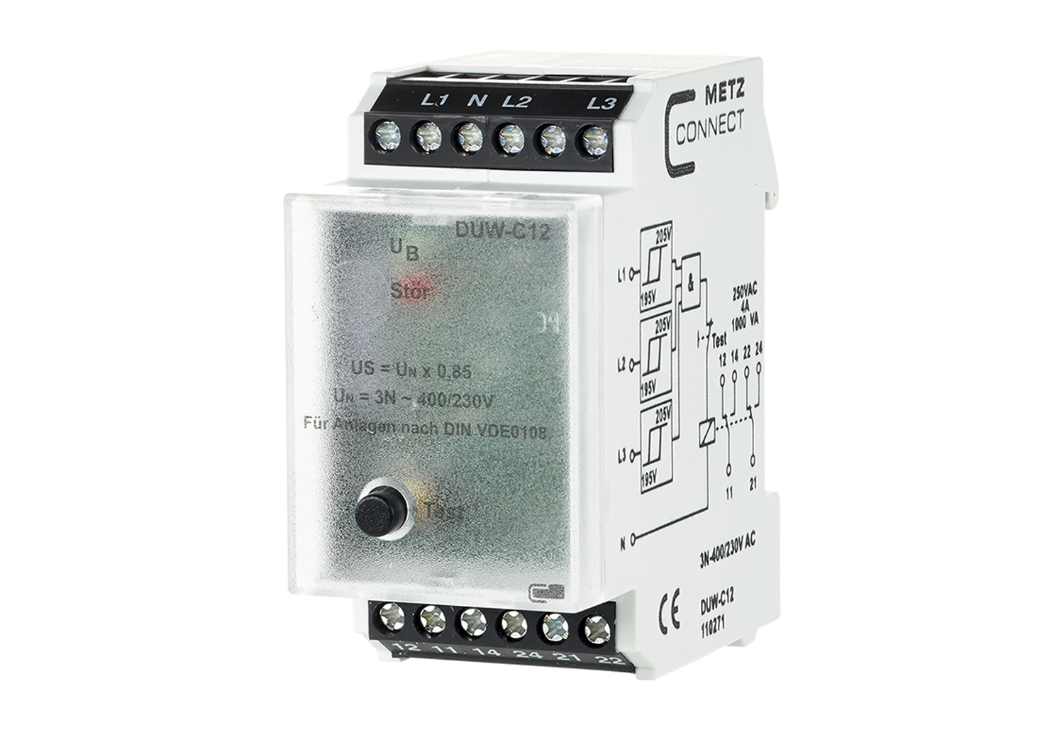 Phase monitoring relay DUW-C12 | Safety and emergency lighting