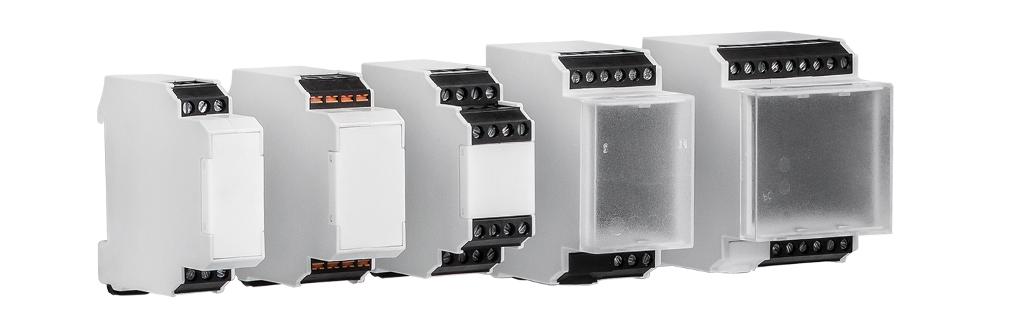 DIN rail housing for building installation and modular installation de ...